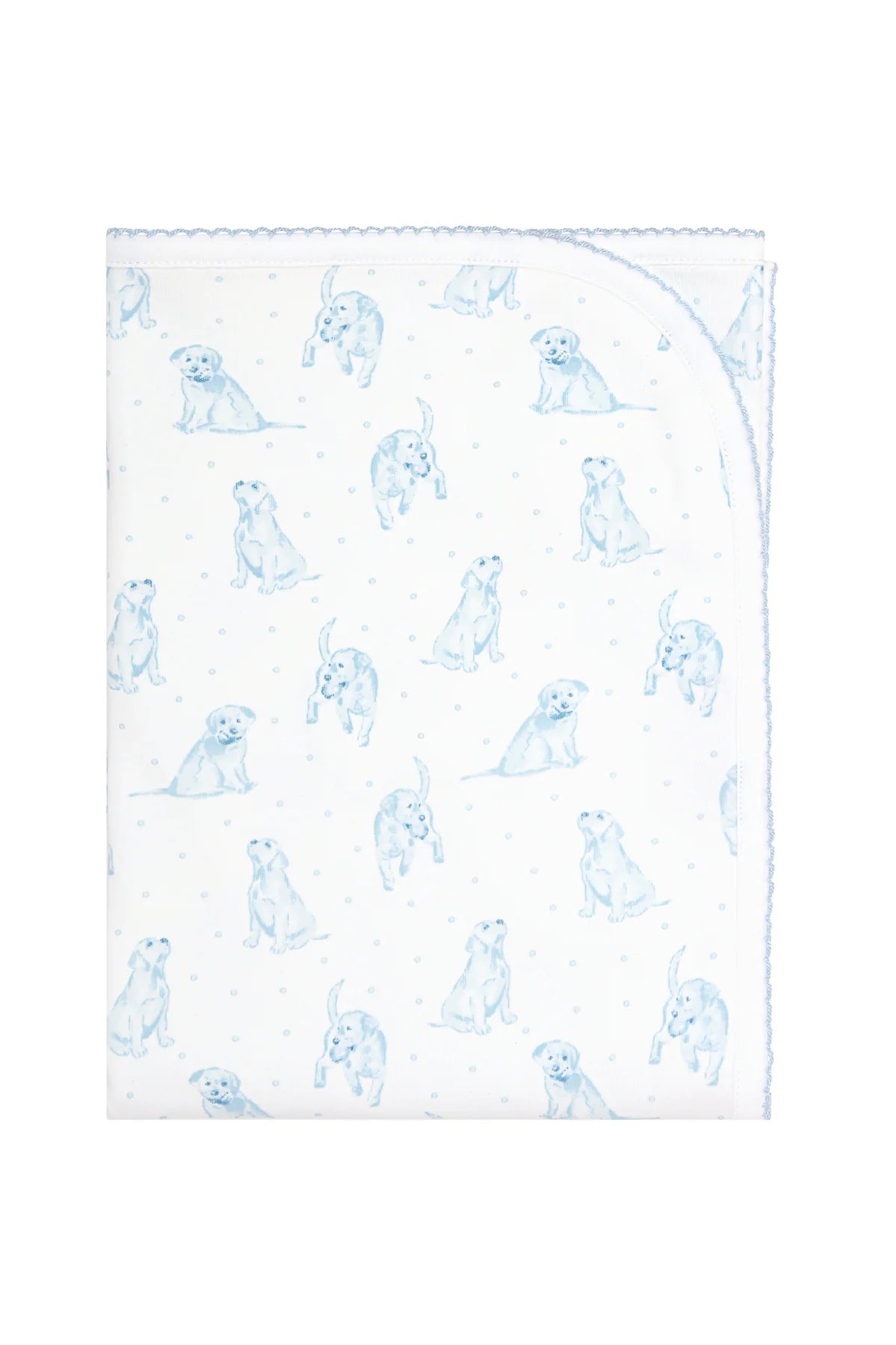 Blue Puppy Love Blanket | Monday's Child