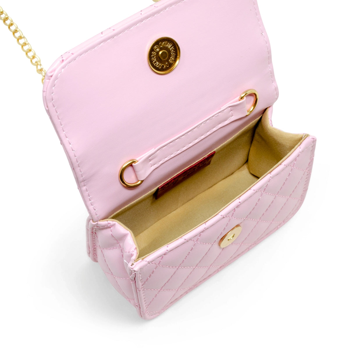 Light Pink Chain Purse with Charms | Monday's Child