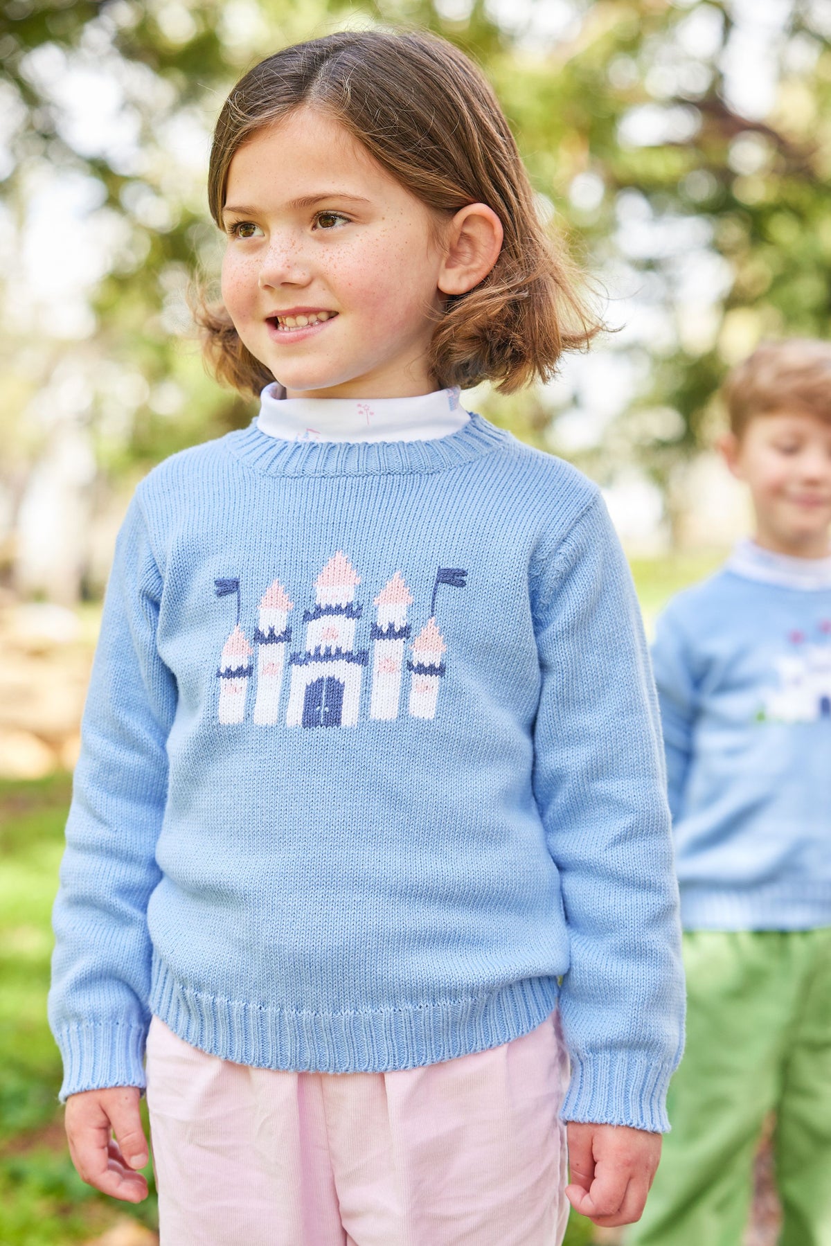 Castle Intarsia Sweater | Monday's Child